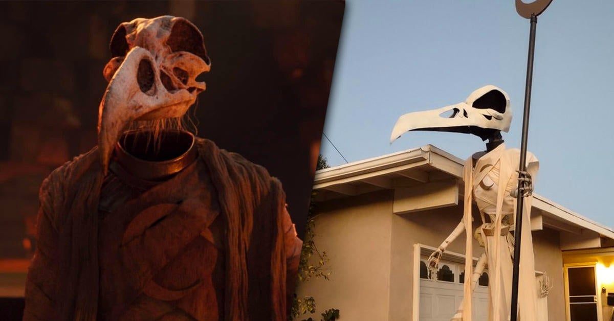 Moon Knight Fan Turns 12 Foot Skeleton Into Epic Khonsu Display for ...