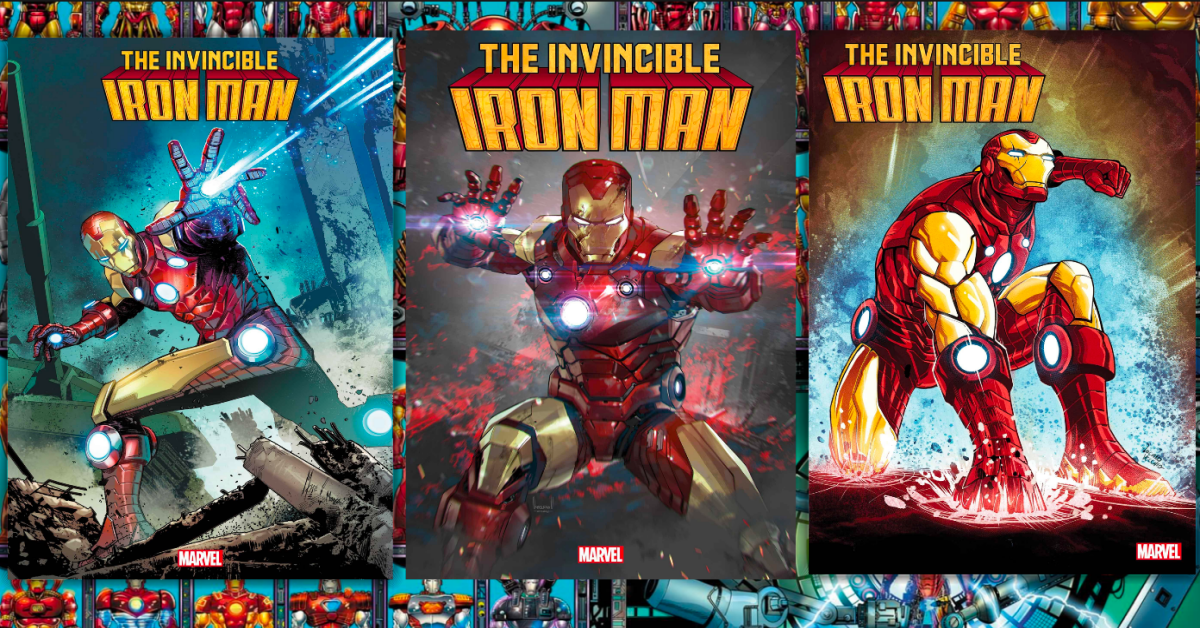 Marvel's Invincible Iron Man Relaunch Reveals Variant Covers
