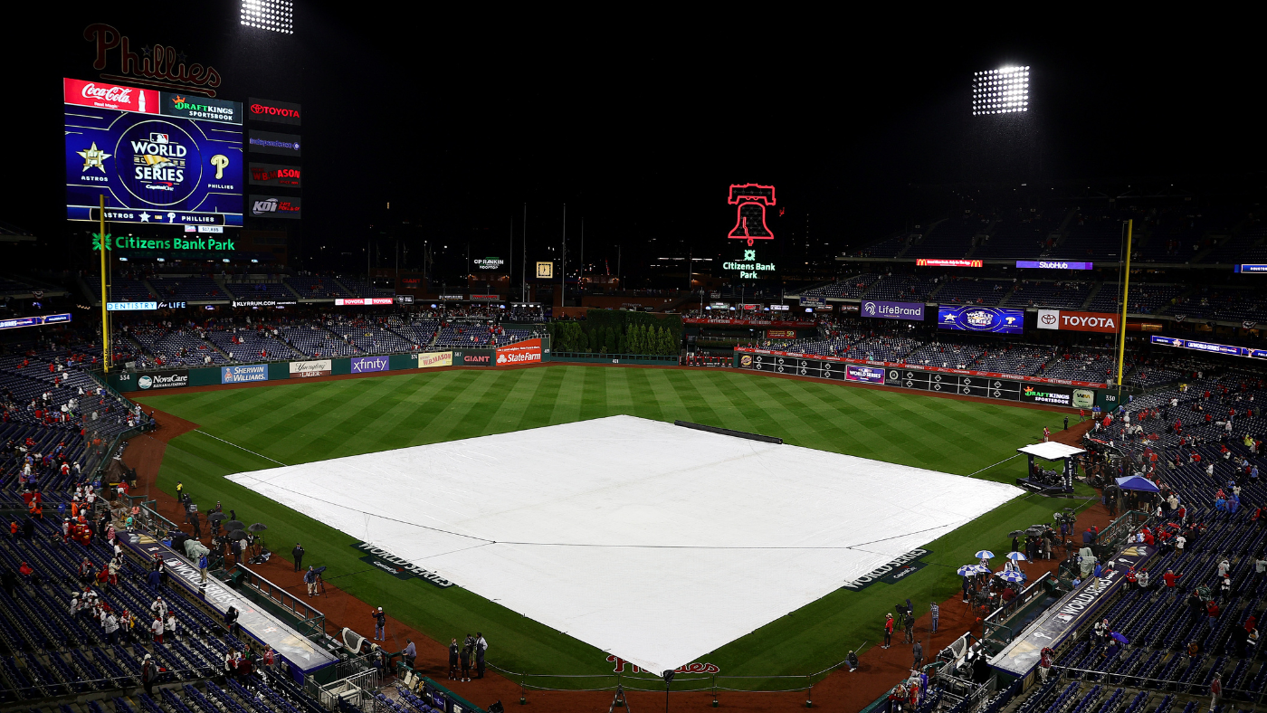 World Series Game 3 postponed: Rain moves Phillies-Astros to Tuesday ...
