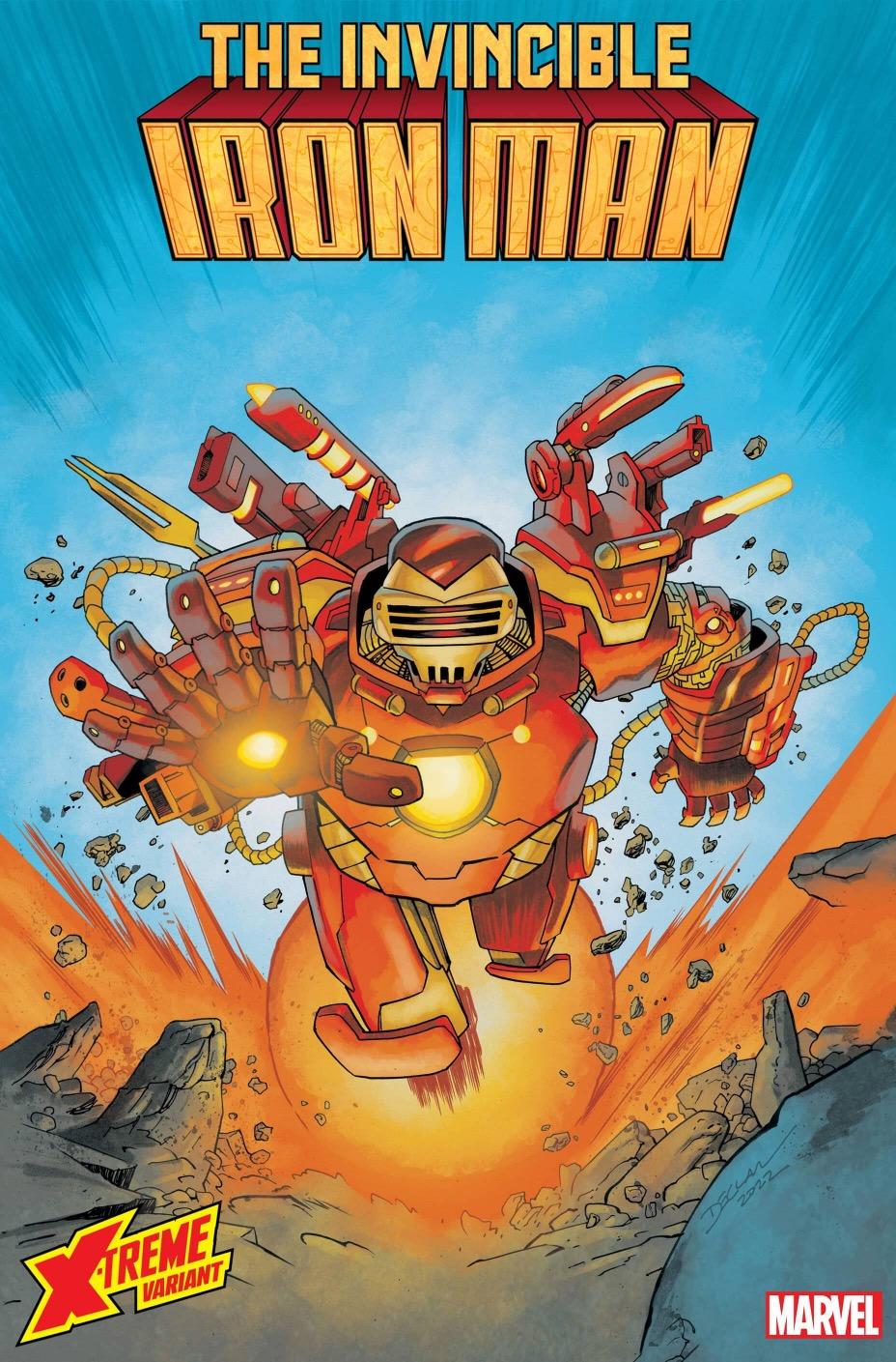 Marvel's Invincible Iron Man Relaunch Reveals Variant Covers