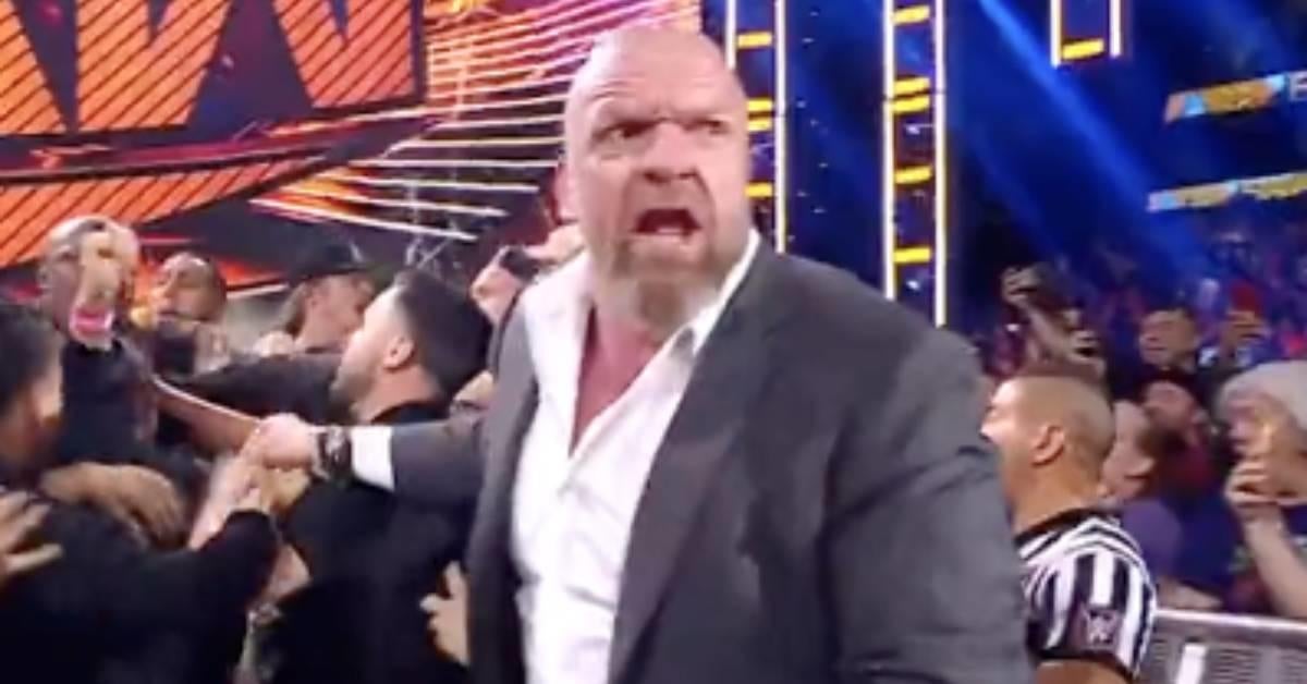 Triple H Appears on WWE Raw to Break Up the Brock Lesnar vs. Bobby ...