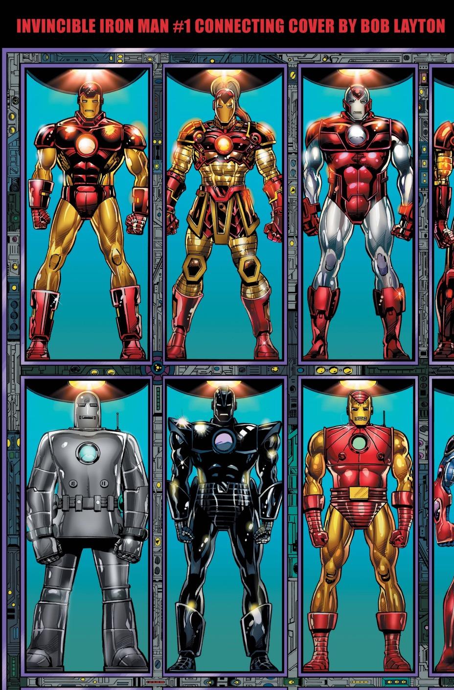 Marvel's Invincible Iron Man Relaunch Reveals Variant Covers