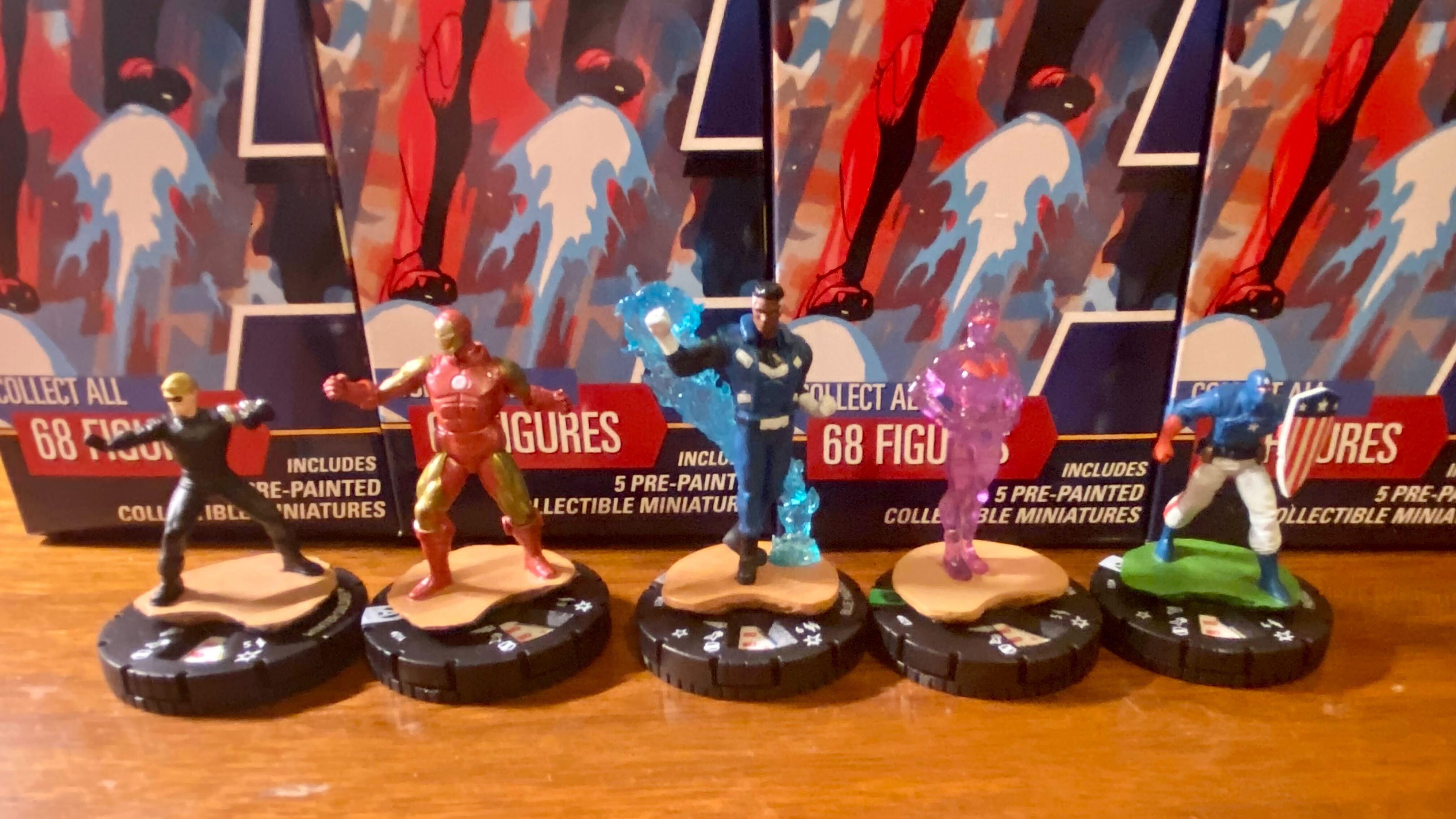 Marvel HeroClix: Avengers Forever and X-Men Hellfire Gala Premium Set ...