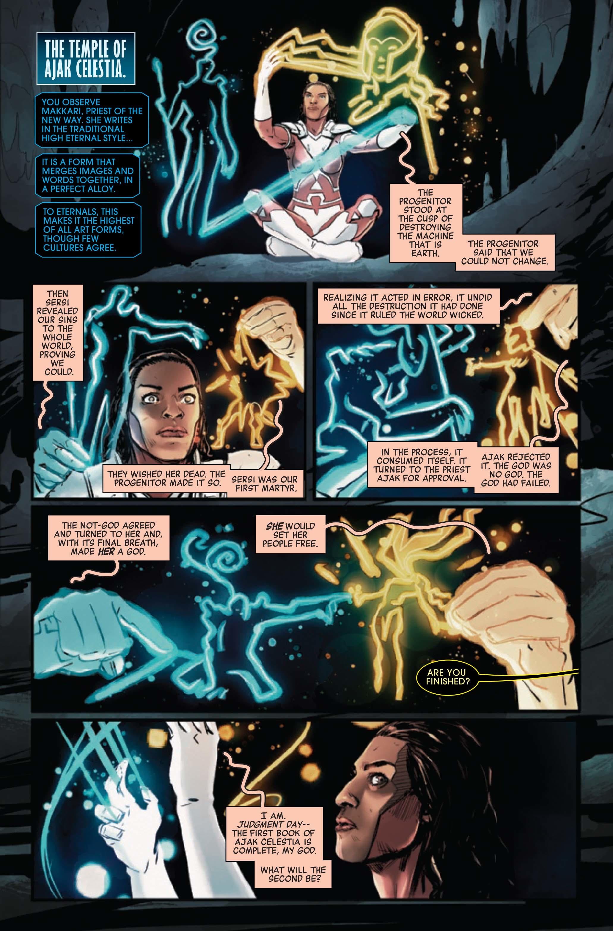 The Eternals Meet Their New God in Marvel's Judgment Day Epilogue ...