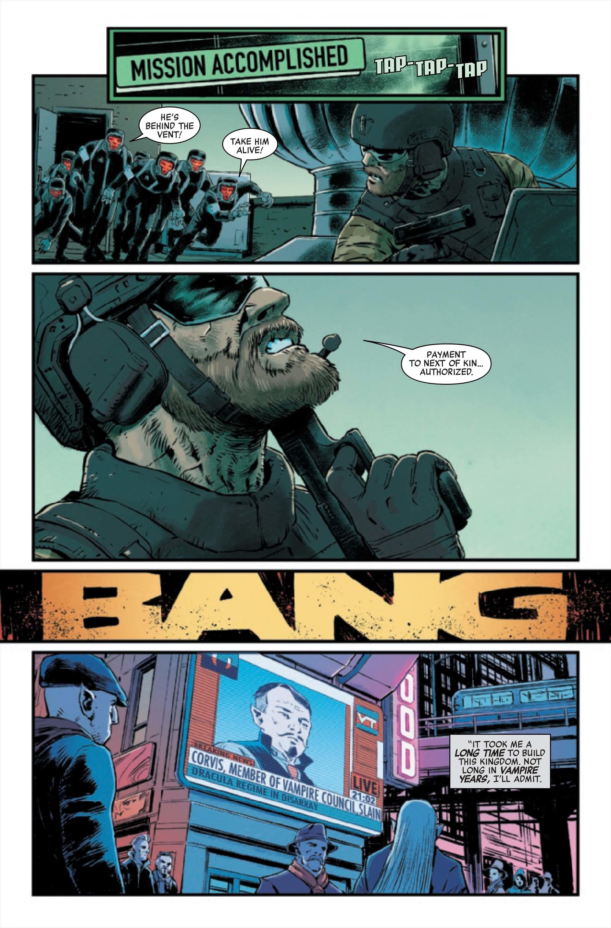 Blade: Vampire Nation #1 Forces the Avenger to Work for His Nemesis ...