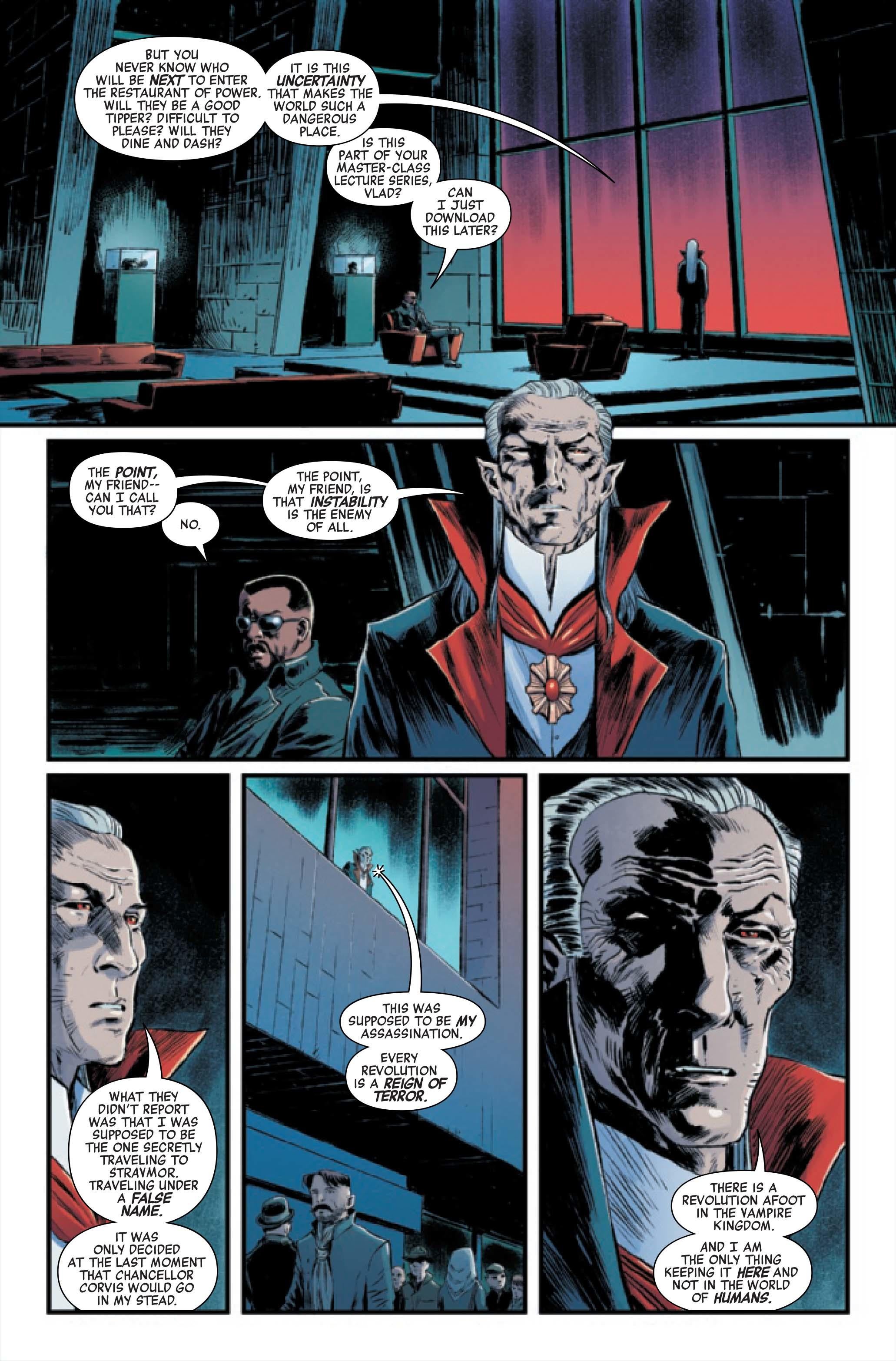 Blade: Vampire Nation #1 Forces the Avenger to Work for His Nemesis ...