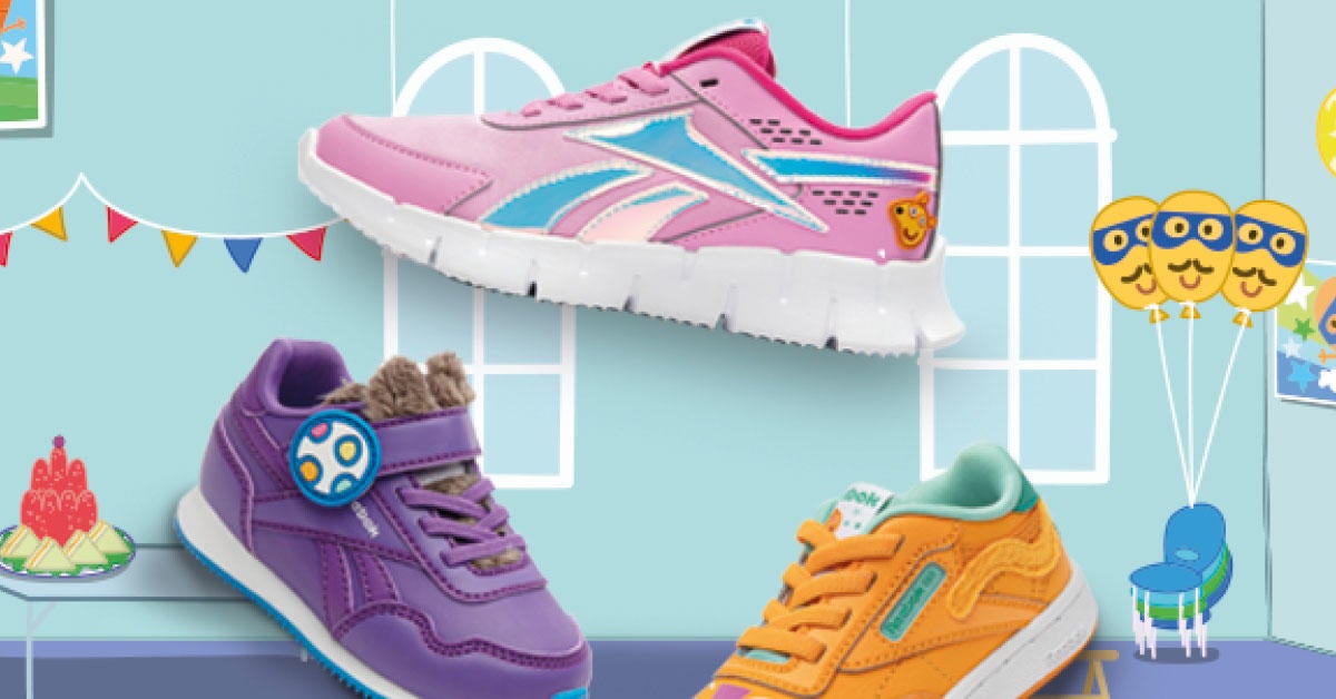 Reebok Reveals New Peppa Pig Family and Friends Collection