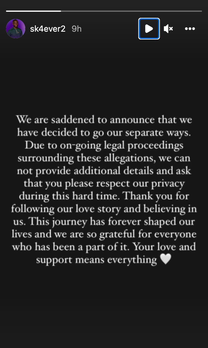 'Love Is Blind' Stars Confirm Breakup Amid Cheating Claims