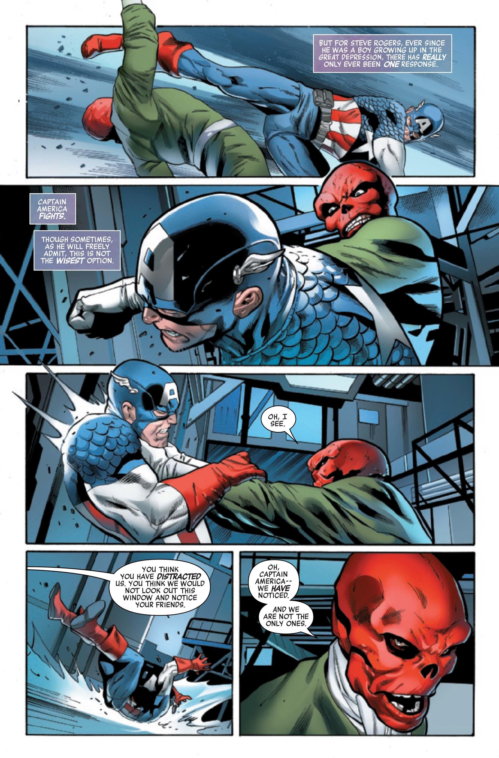 The Avengers Battle an Army of Red Skulls In New Marvel Preview