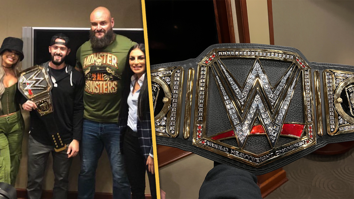 Braun Strowman, Liv Morgan, and Sonya Deville Present Heroic Police ...