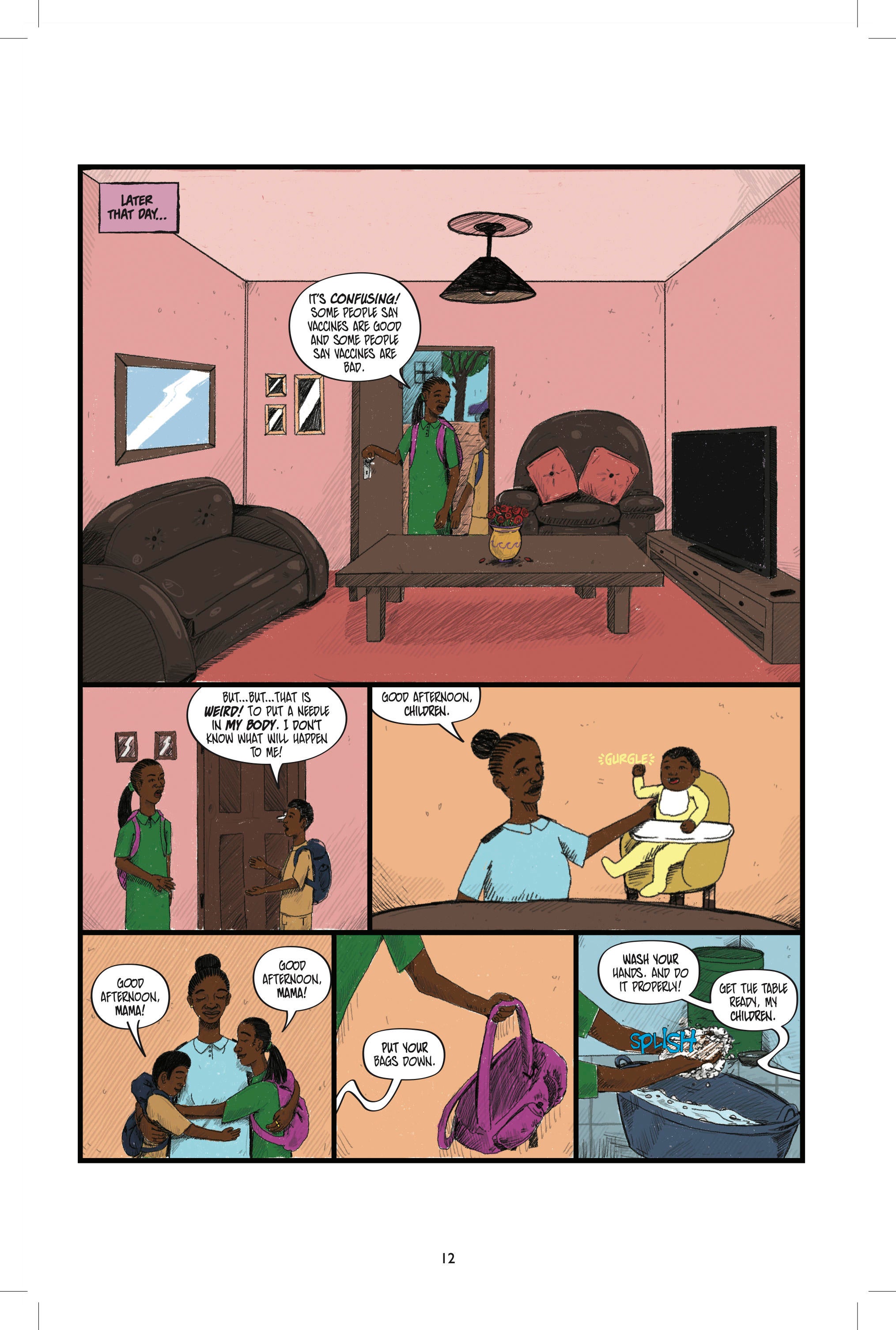 Take A Look Inside One For All, All For One, a Vaccine Information Comic