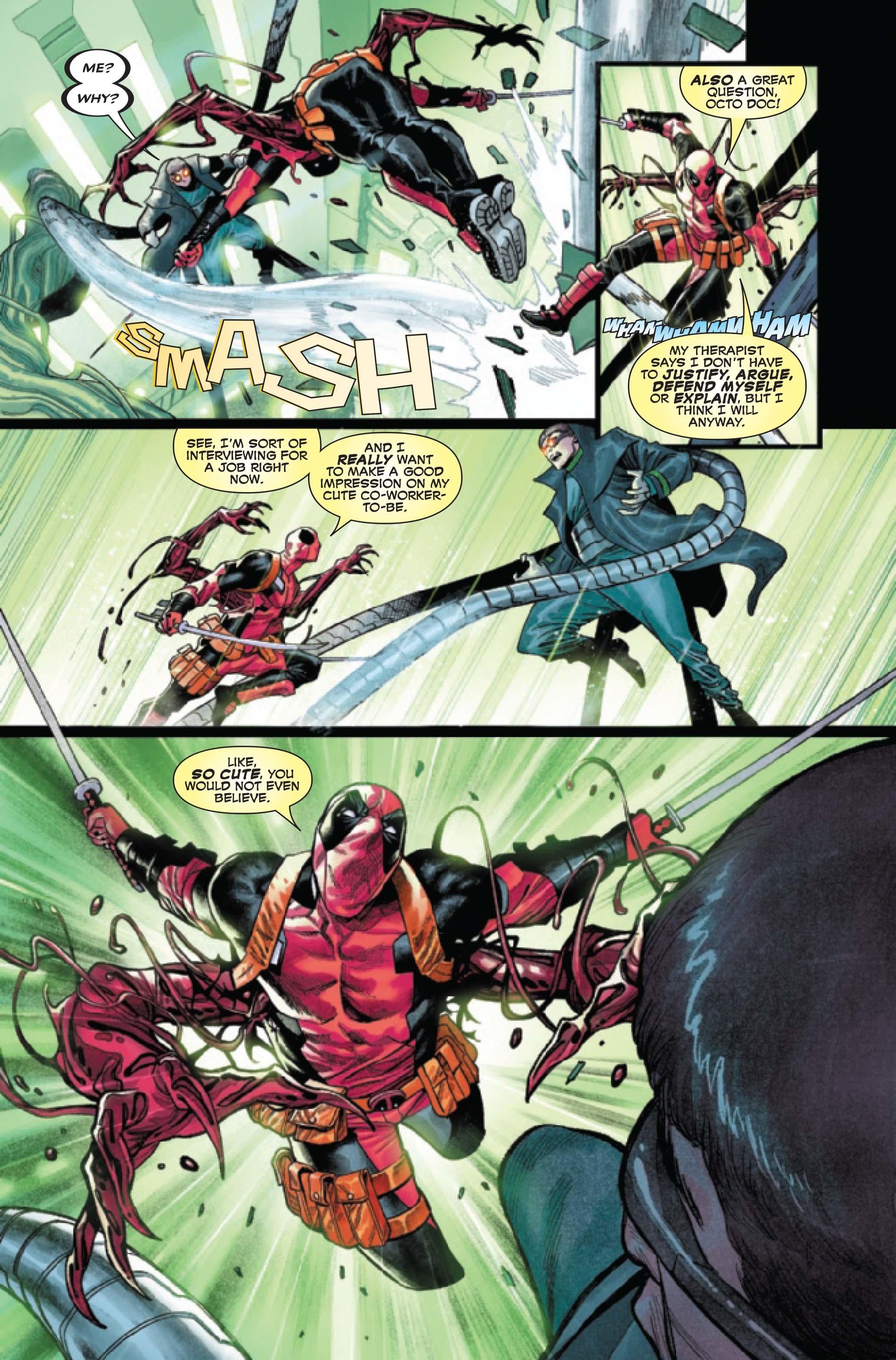 Deadpool Fights One of Spider-Man's Greatest Villains In New Marvel Preview