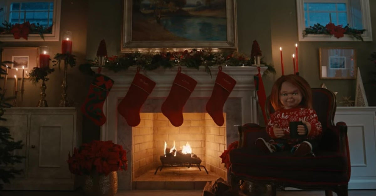 Chucky Releases Streaming Yule Log for Child's Play Fans