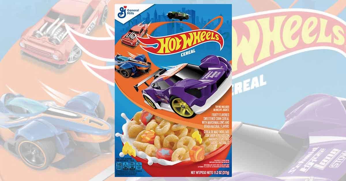 General Mills Rolls Out Hot Wheels Cereal for the New Year