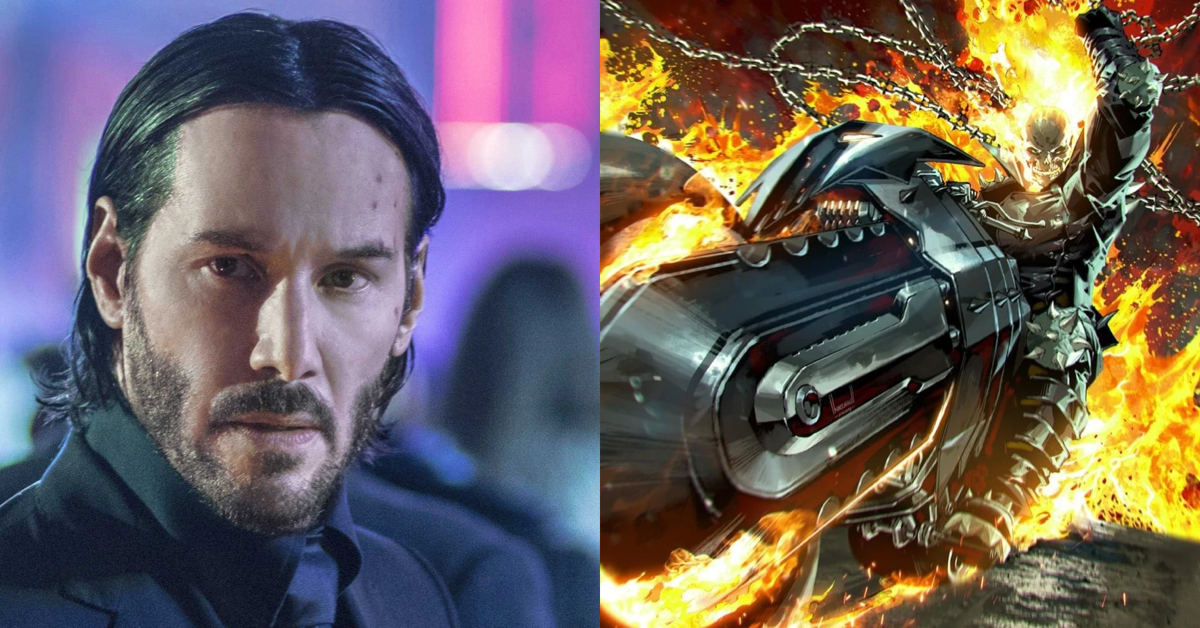 Ghost Rider Fan Art Turns Keanu Reeves Into the MCU’s Spirit of Vengeance