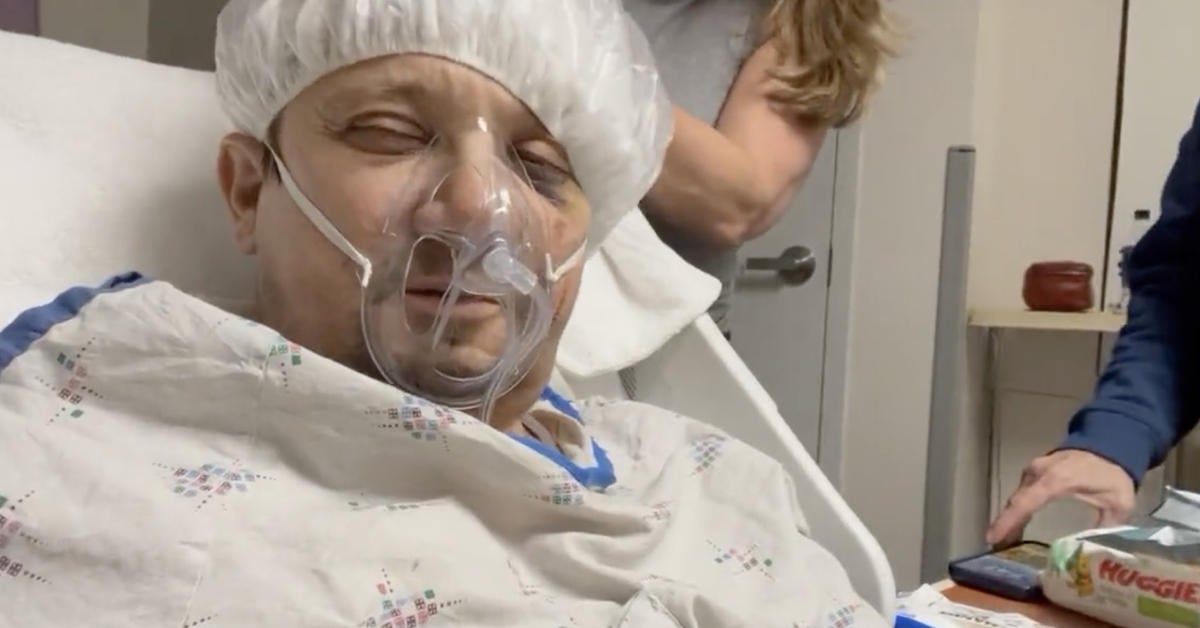 Jeremy Renner Shares Accident Update Video From Hospital Bed