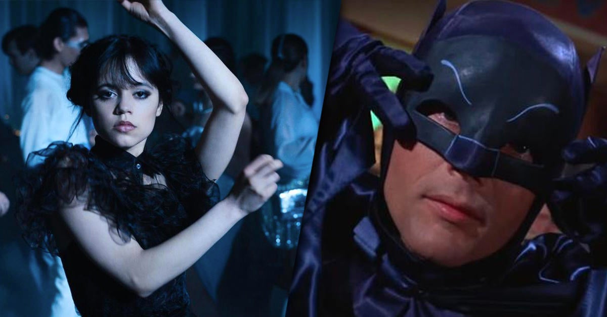 Wednesday and Adam West's Batman Collide in New Dance Video