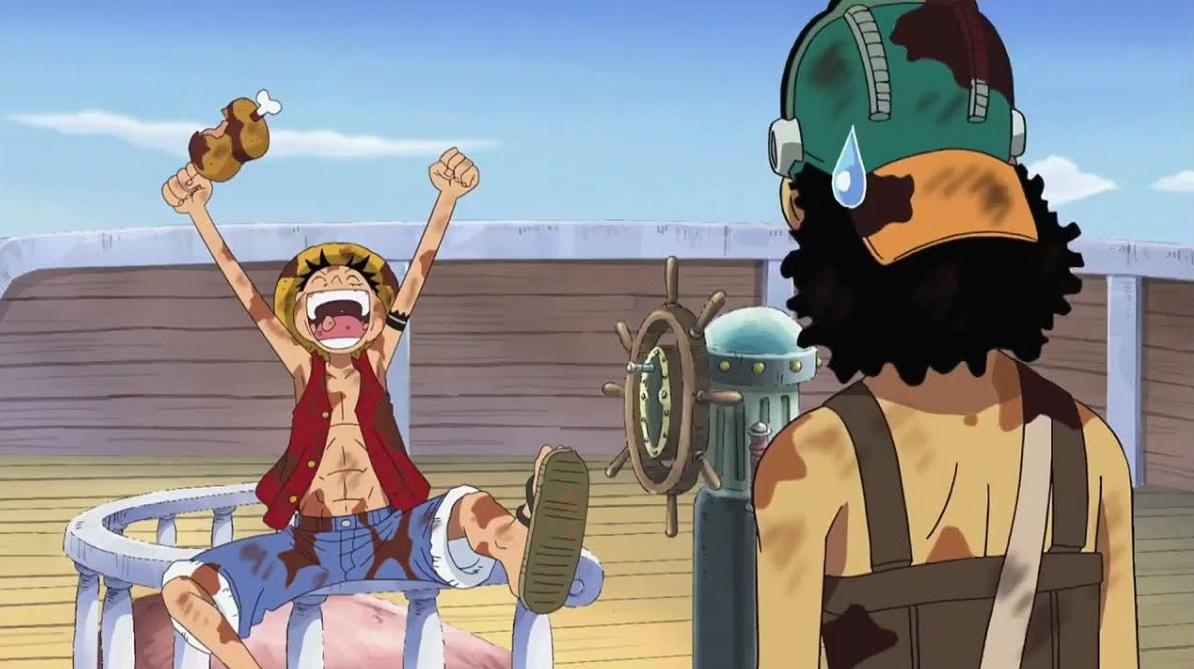 The One Piece Gym Uses "Meat Weights"