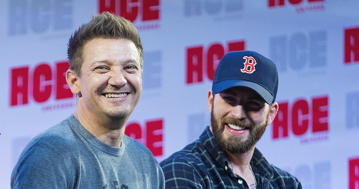Chris Evans Jokingly Asks Jeremy Renner If Anyone Has Checked on ...