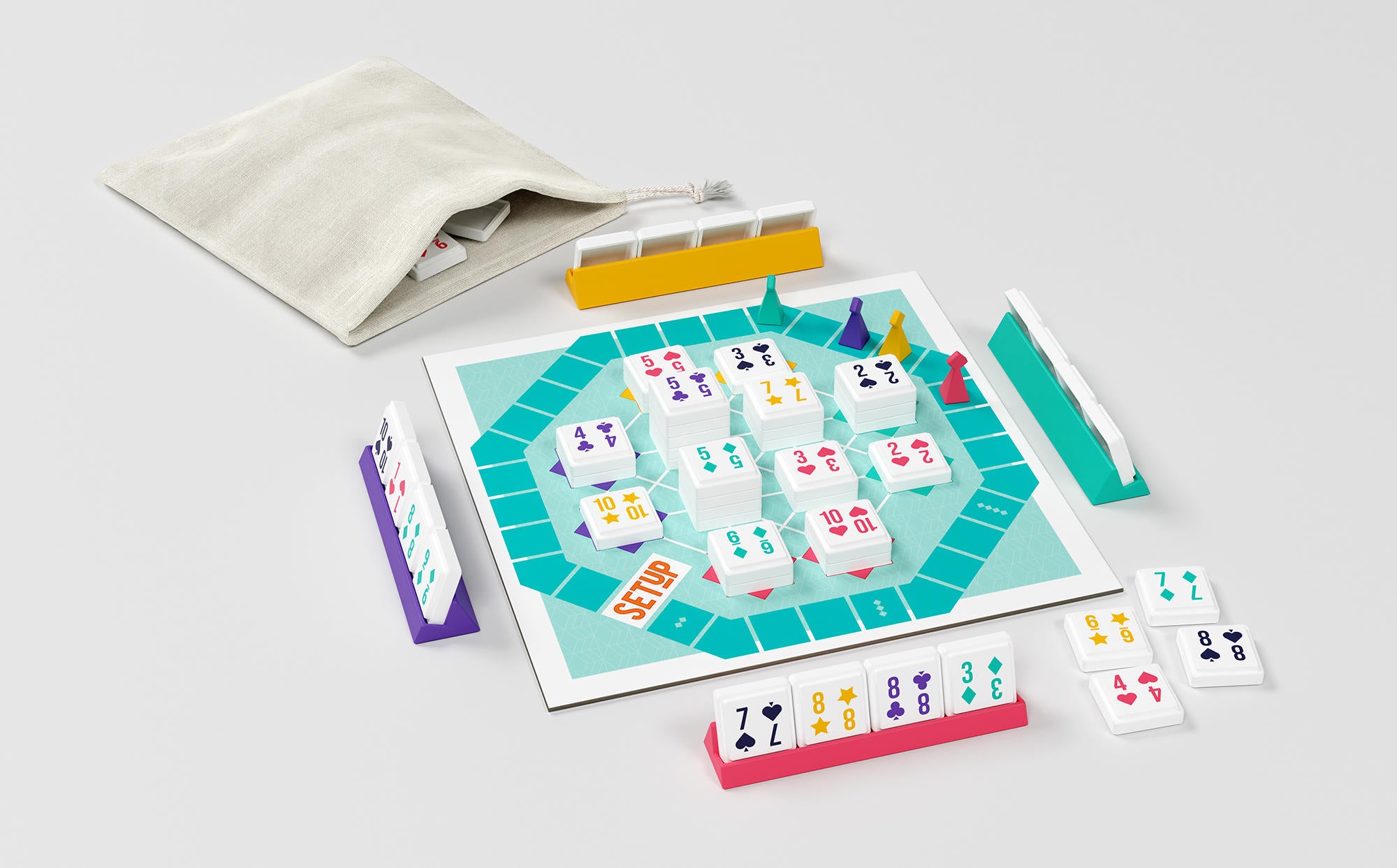 Asmodee Reveals SETUP, a Tiles and Tactics Game