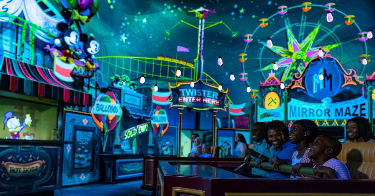 Here's What It's Like Riding Mickey & Minnie's Runaway Railway