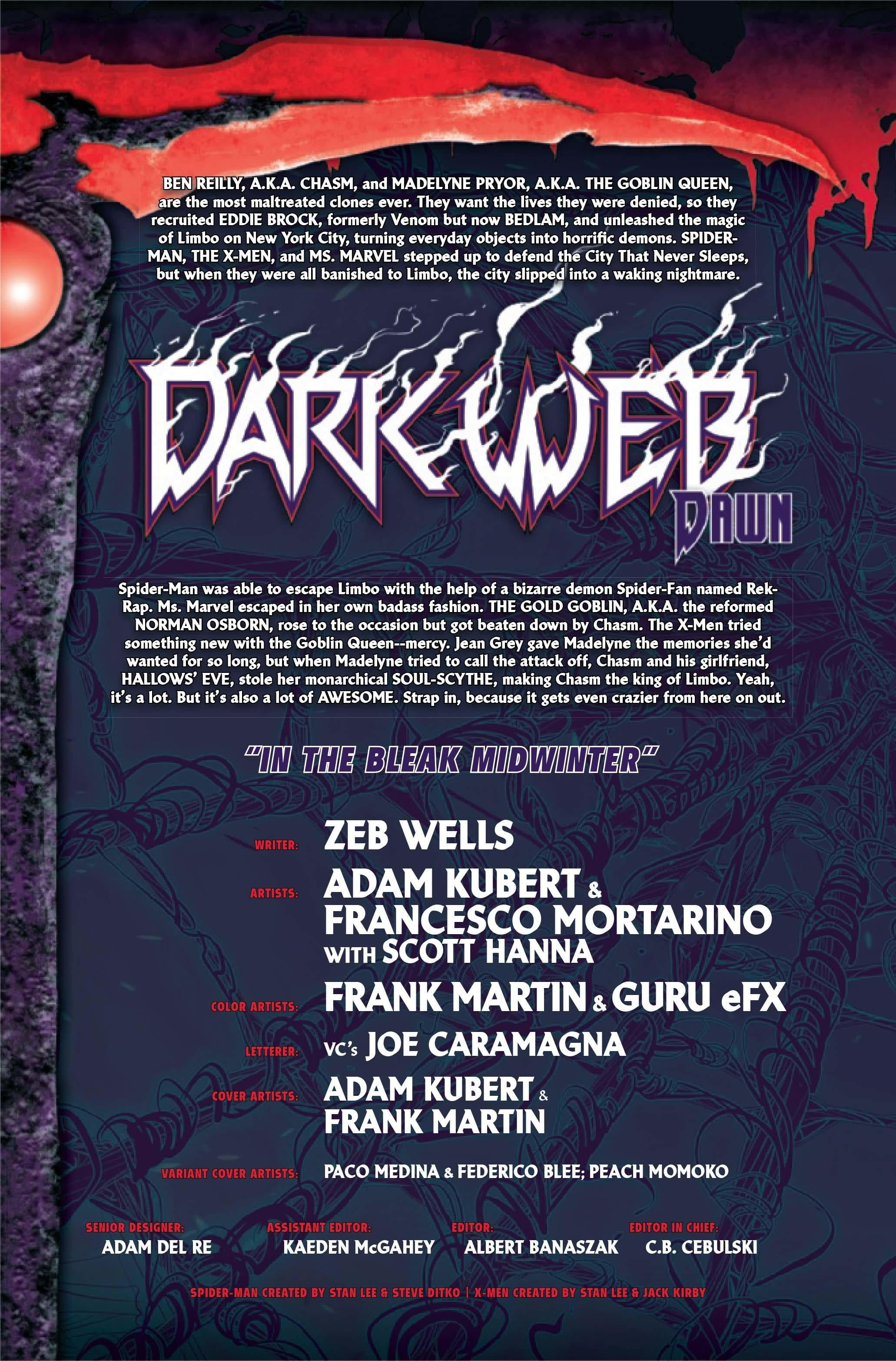 Spider-Man and X-Men Crossover Comes to an End in Dark Web Finale Preview