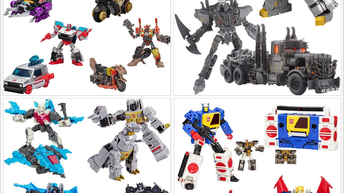 Transformers: Rise of the Beasts Scourge and New Legacy Hasbro Figures ...