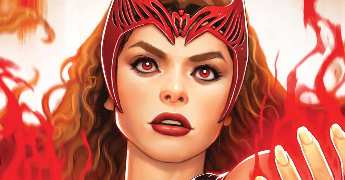 Marvel's Scarlet Witch Series Debuts a WandaVision-Inspired Variant Cover