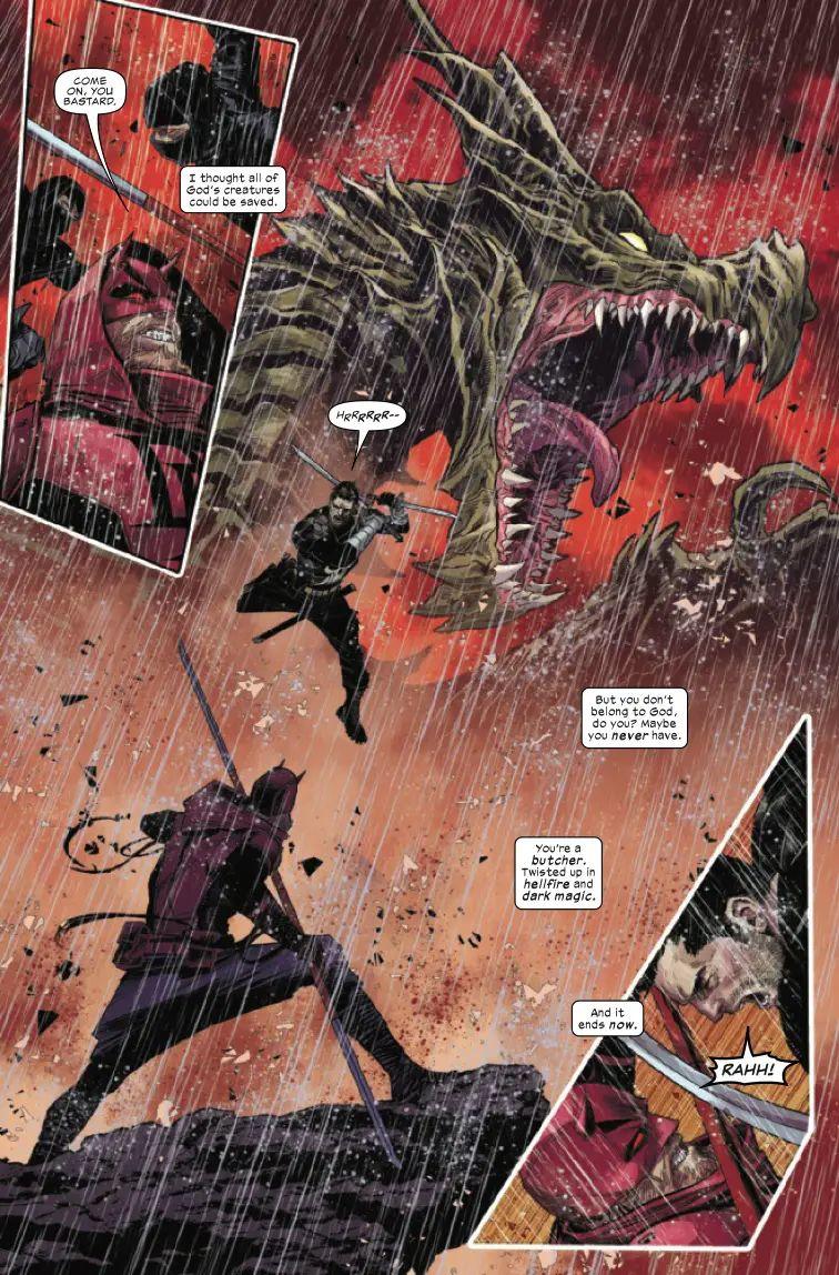 The Punisher Rides a Dragon Into Battle Against Daredevil