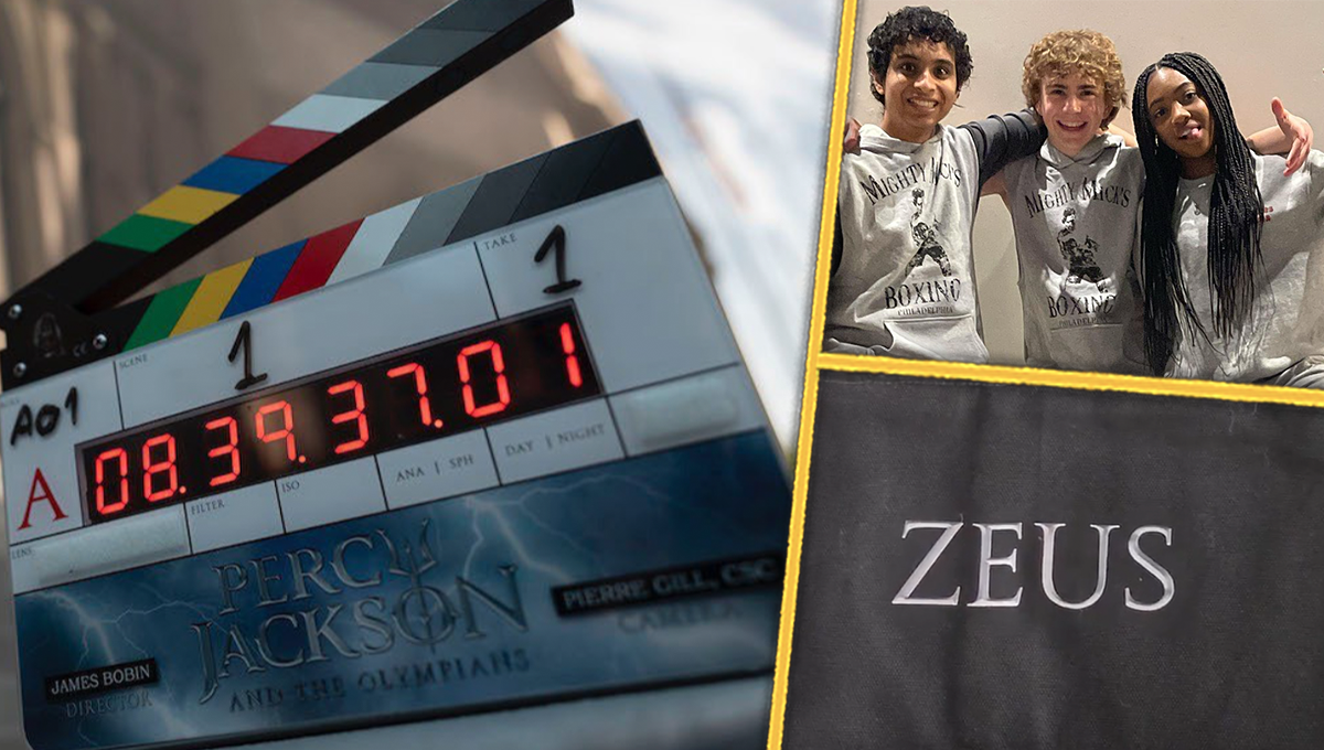 Percy Jackson's Leah Jeffries and Lance Reddick Celebrate Wrapping ...