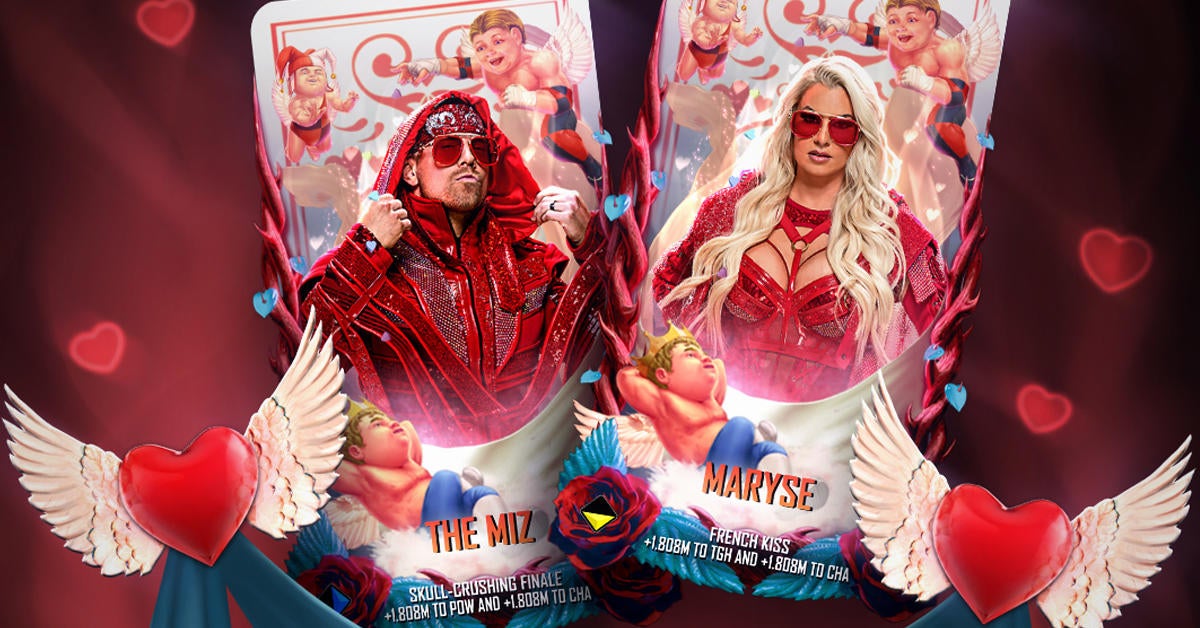 WWE SuperCard Reveals Limited Valentine's Day Cards