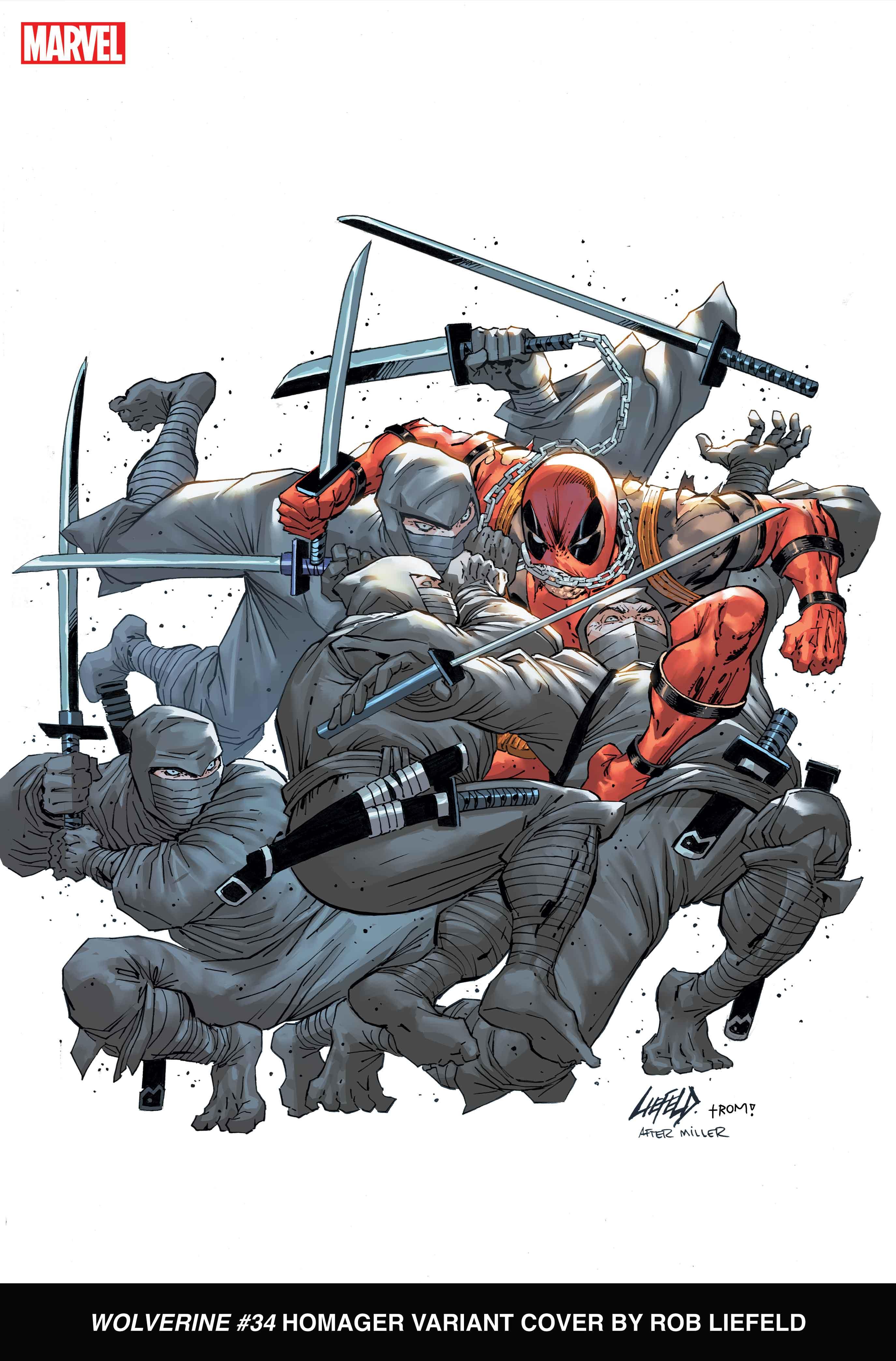 Rob Liefeld Homages Iconic Marvel Moments in Deadpool Variant Covers