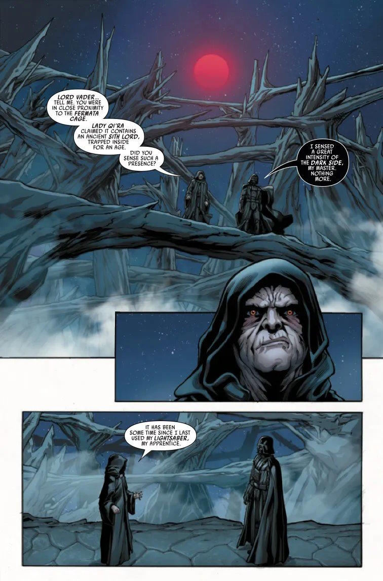 Star Wars Reveals Palpatine Explaining Sith Rule of Two to Darth Vader