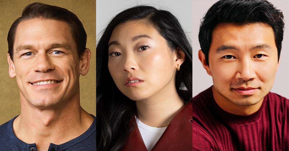 Marvel's Shang-Chi Stars Simu Liu and Awkwafina Reunite for John Cena ...