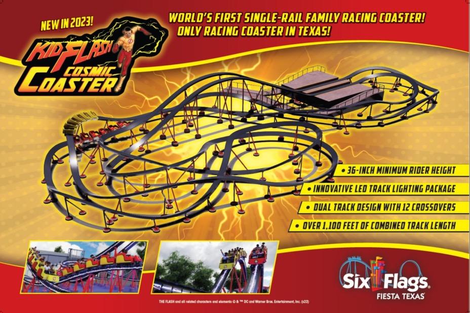 Kid Flash: First-Of-Its-Kind Coaster Coming to Six Flags
