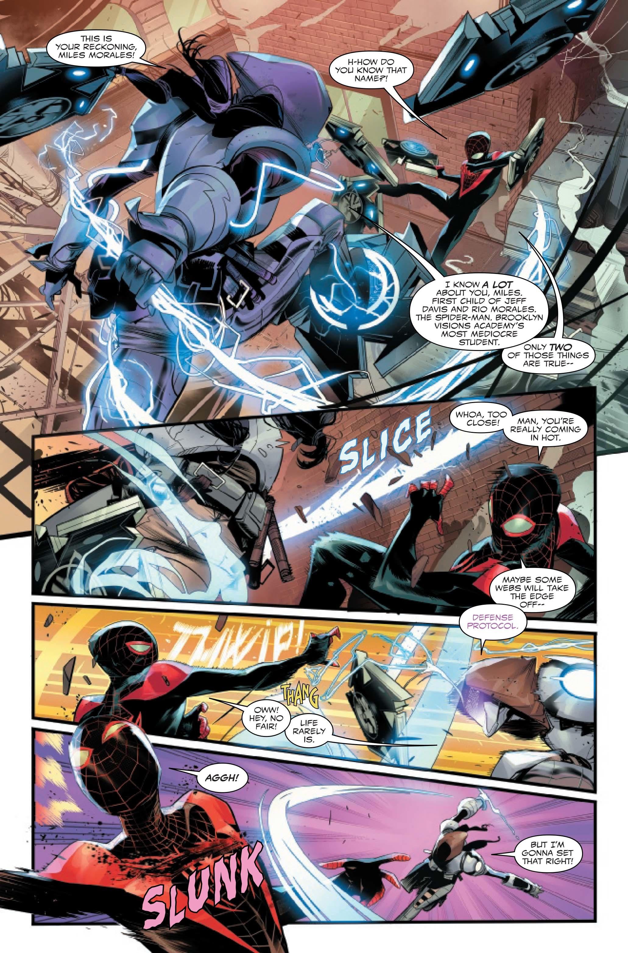 Miles Morales Fights for His Life Against a New Villain That Knows His ...
