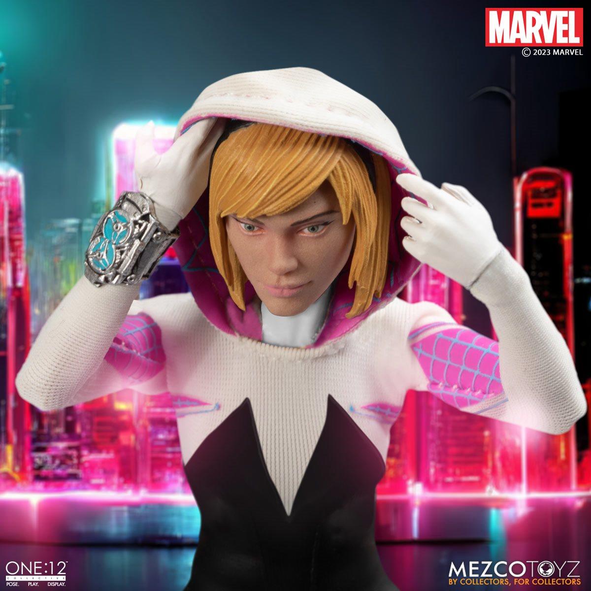 Ghost-Spider Gwen Stacy One:12 Collective Figure Unveiled by Mezco Toyz