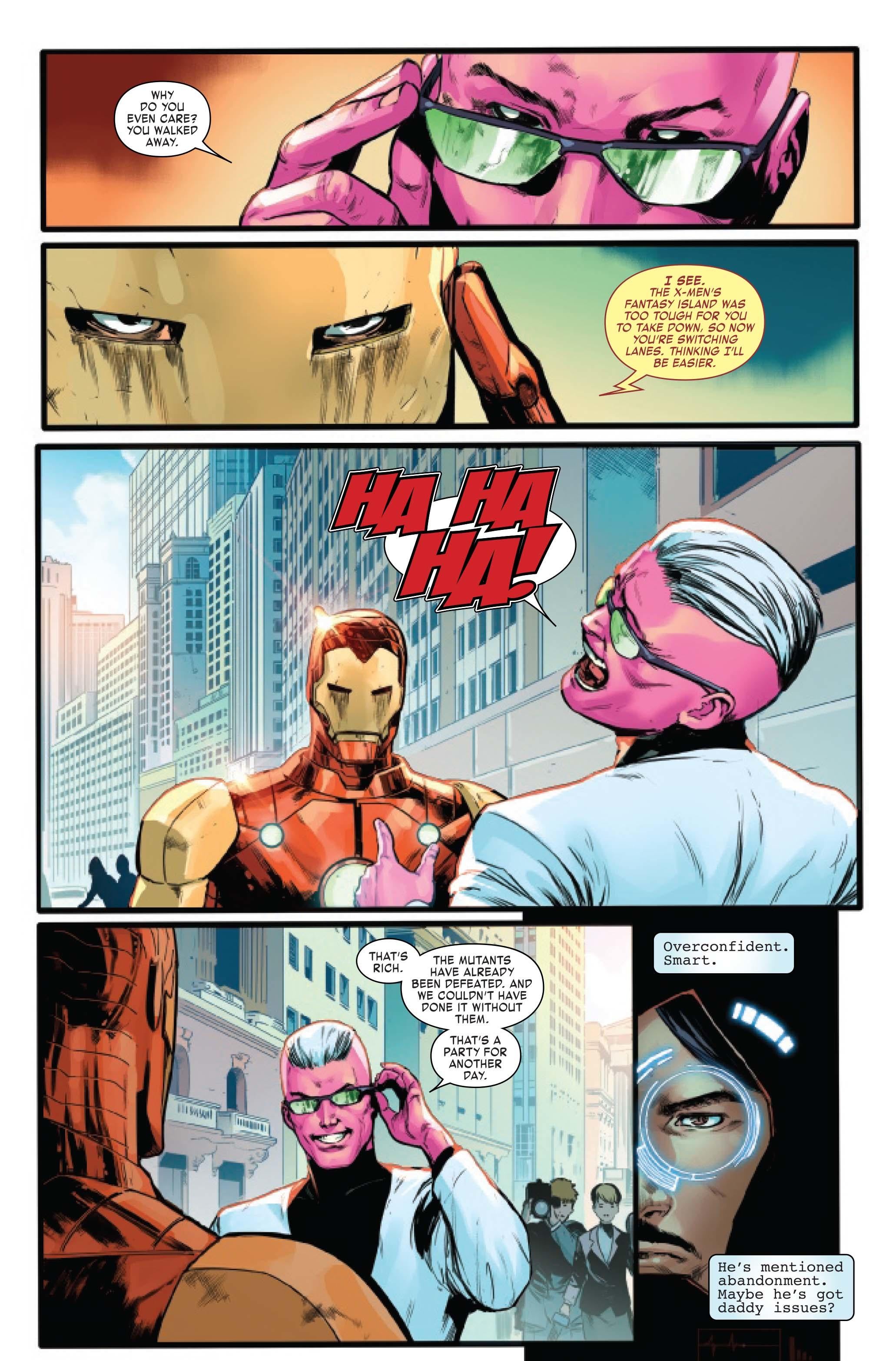 Iron Man Confronts the X-Men Villain That Just Stole His Company