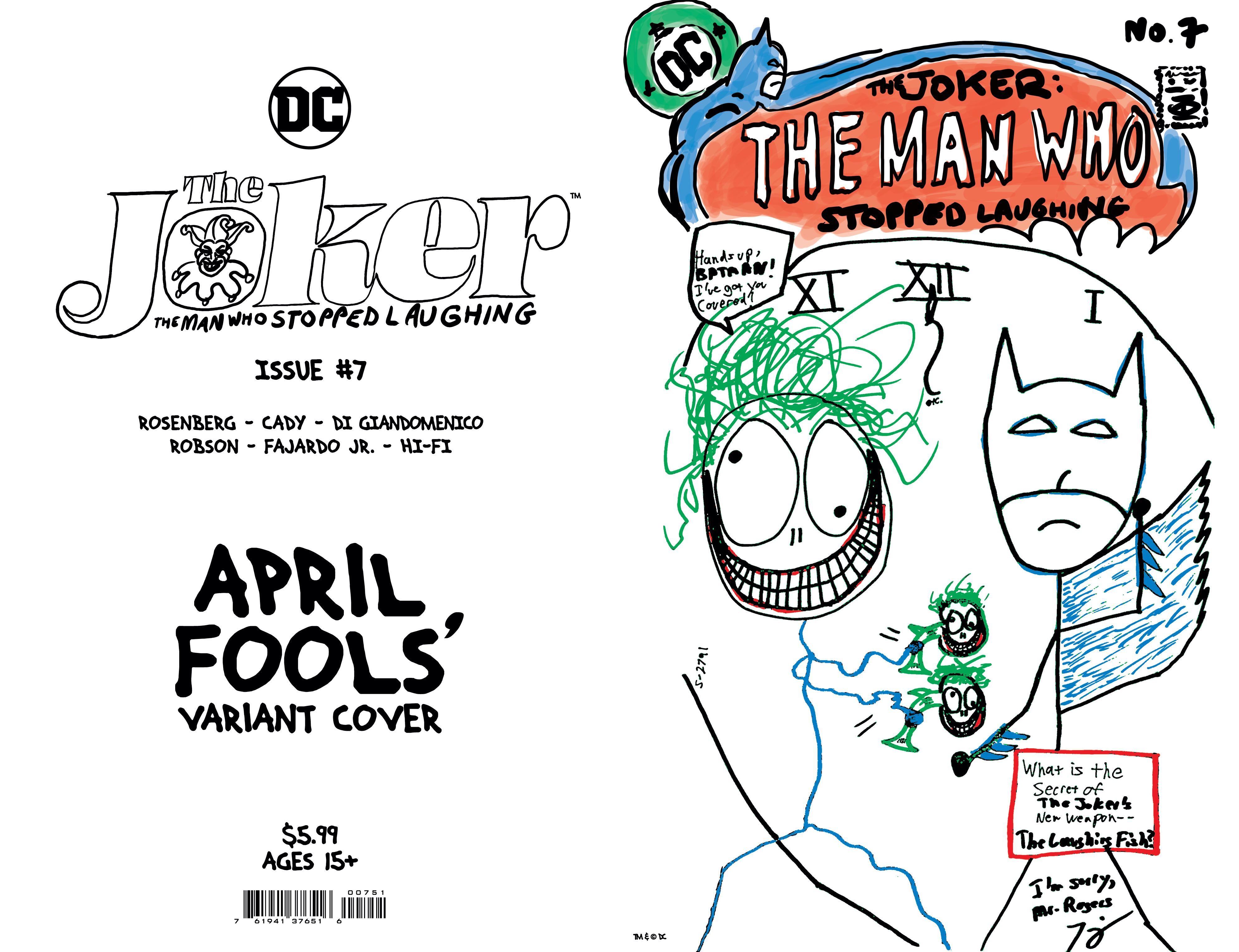 DC Reveals First Look at Tom King April Fool's Variant Covers