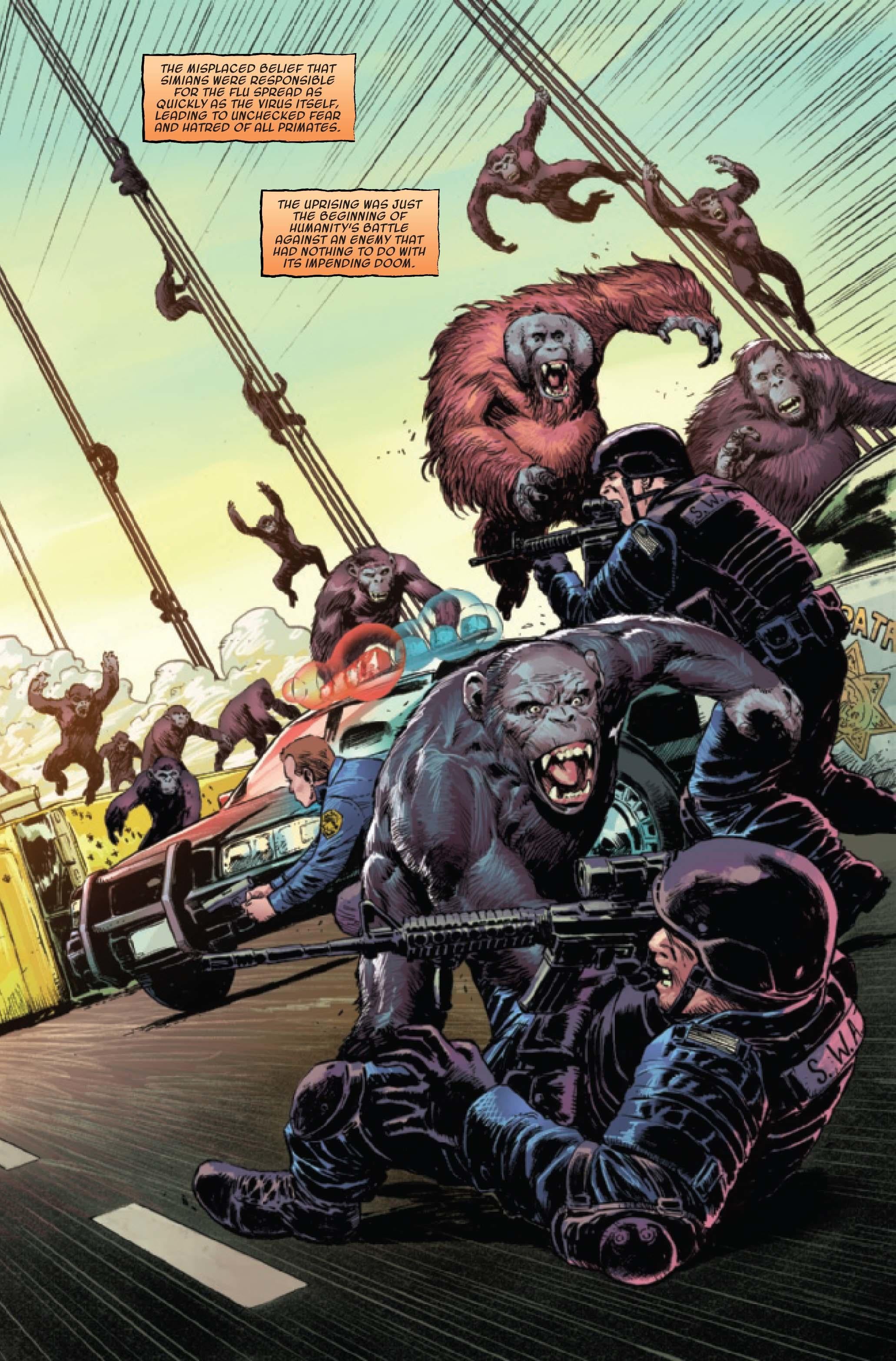 Marvel's Planet of the Apes Revisits the Beginning of the Human/Ape War ...
