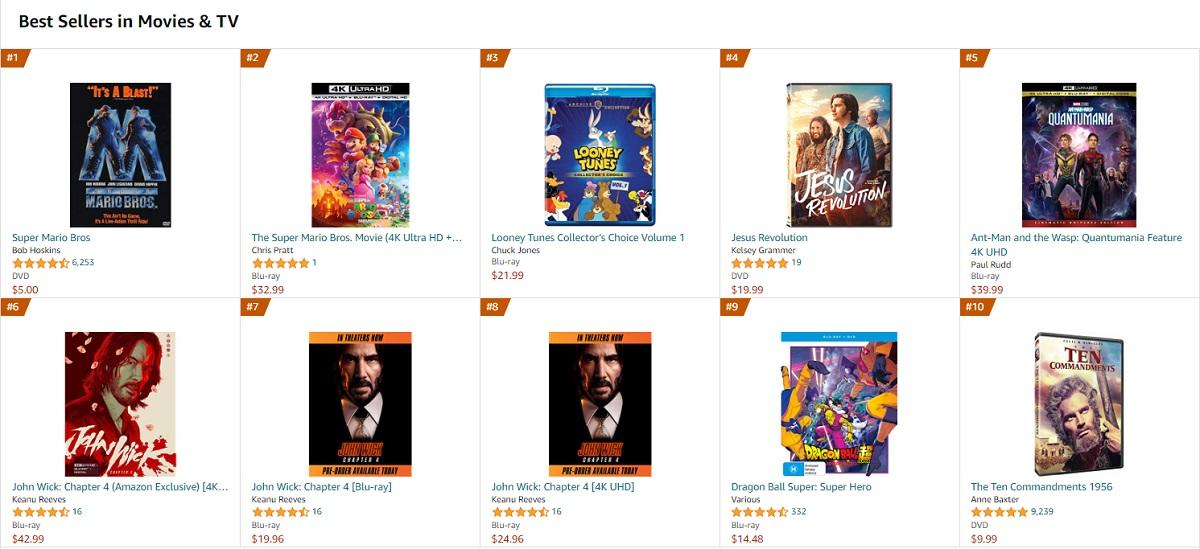 Original Mario Movie Becomes #1 Best Seller After New Movie's Release