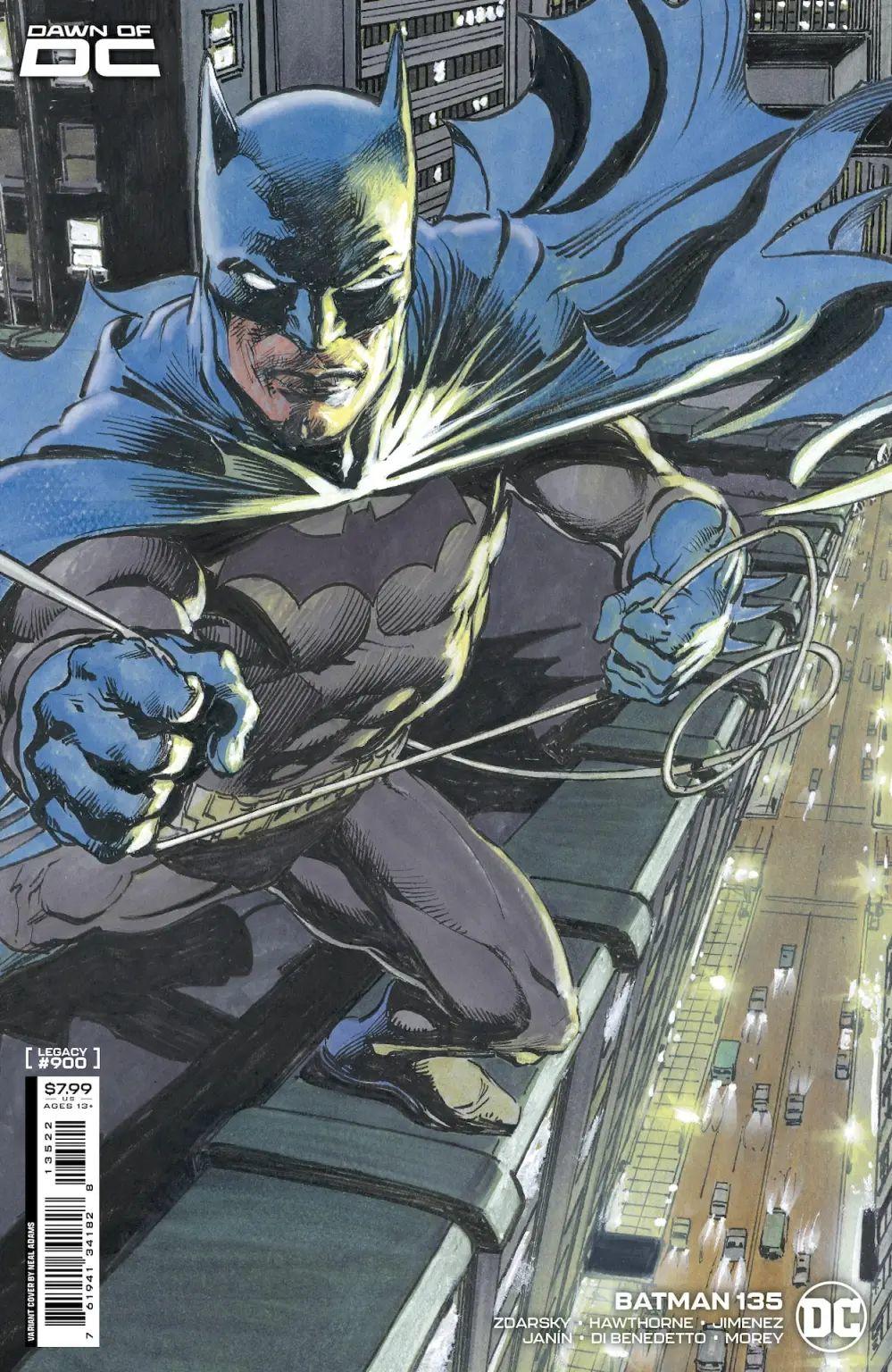DC Reveals Batman #900 Will Include Neal Adams Variant Cover