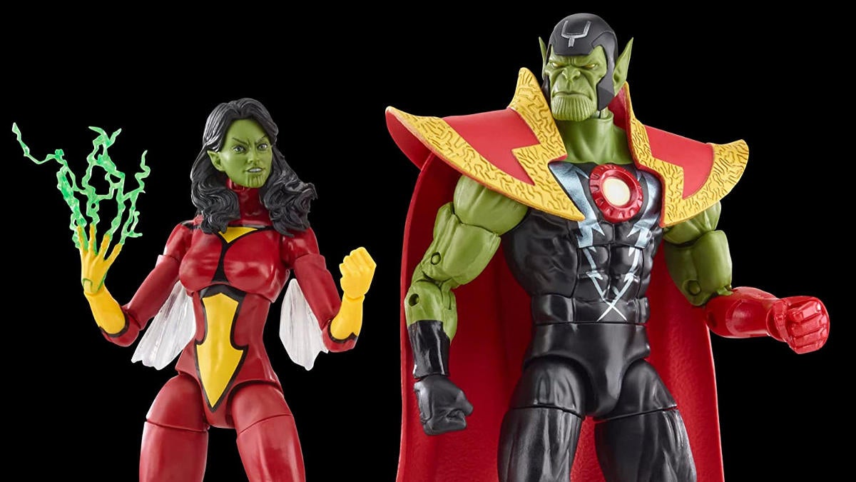 Marvel Legends Avengers Veranke, Spider-Woman, and Super-Skrull Set Is ...