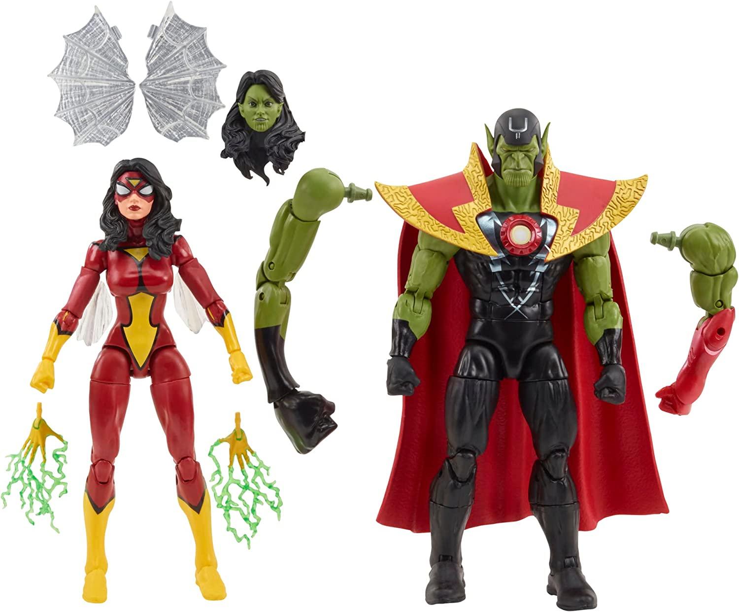 Marvel Legends Avengers Veranke, Spider-Woman, and Super-Skrull Set Is ...