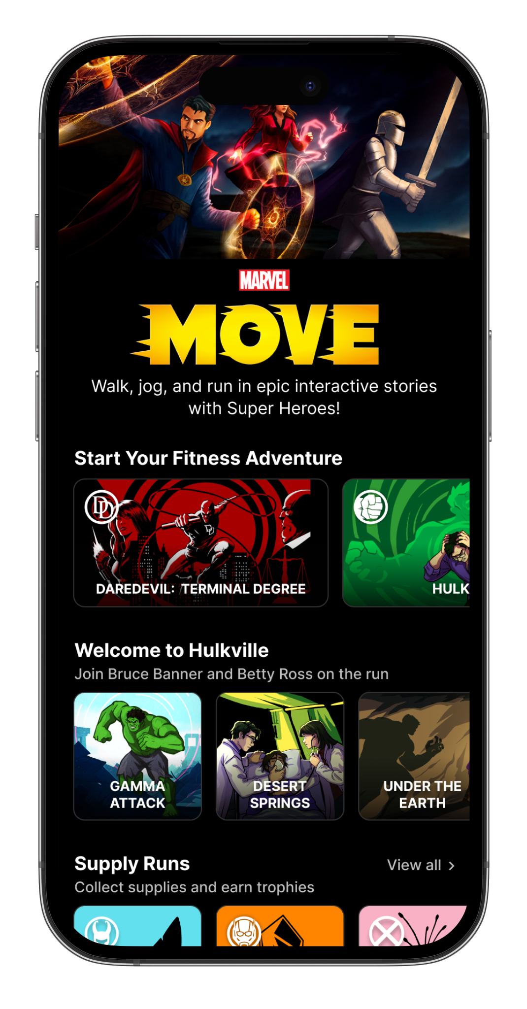 Marvel and Zombies Run Co-Creator Team for Marvel Move Fitness App