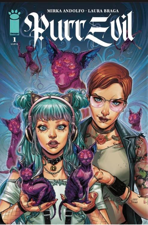 Arancia Studio Reveals Mirka Andolfo and Laura Braga's Last of Us Meets Hit-Girl Series Purr ...