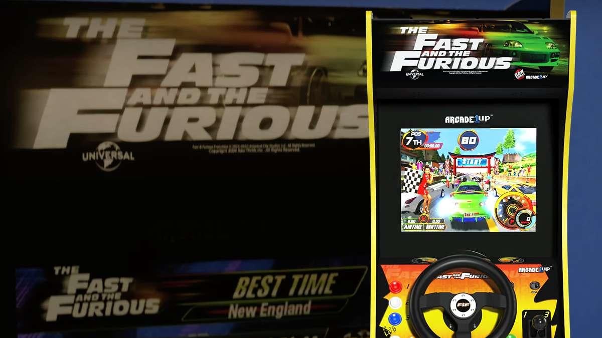 Fast & Furious Arcade Cabinet Revealed by Arcade1Up