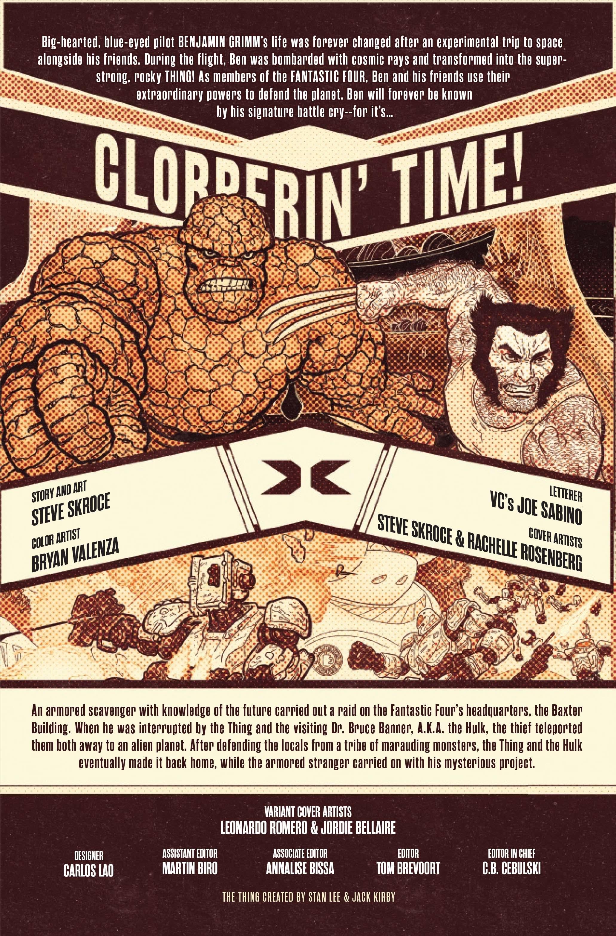 The Thing Hangs Out With Wolverine on Krakoa in Clobberin' Time #2 ...