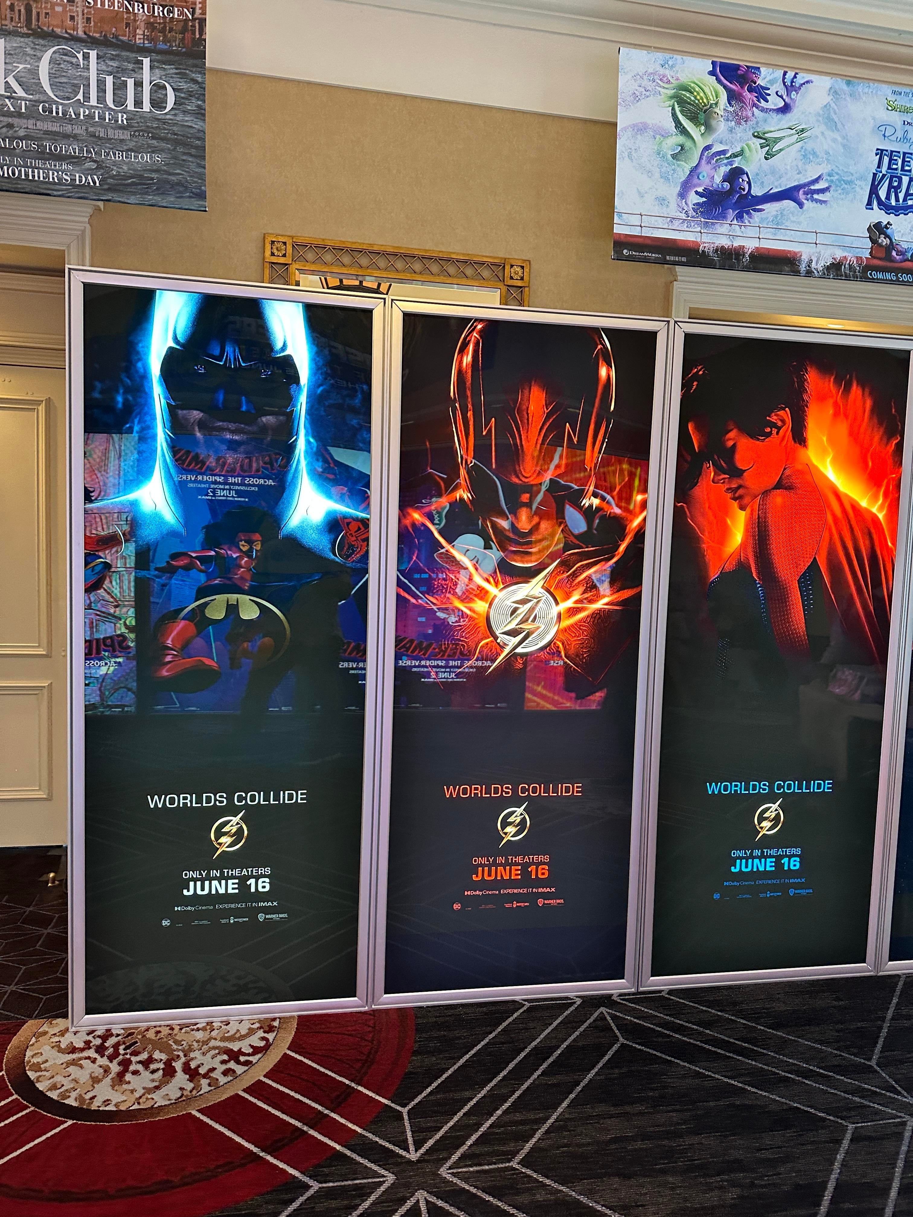 CinemaCon: Flash, Transformers, Aquaman and More Posters on Display