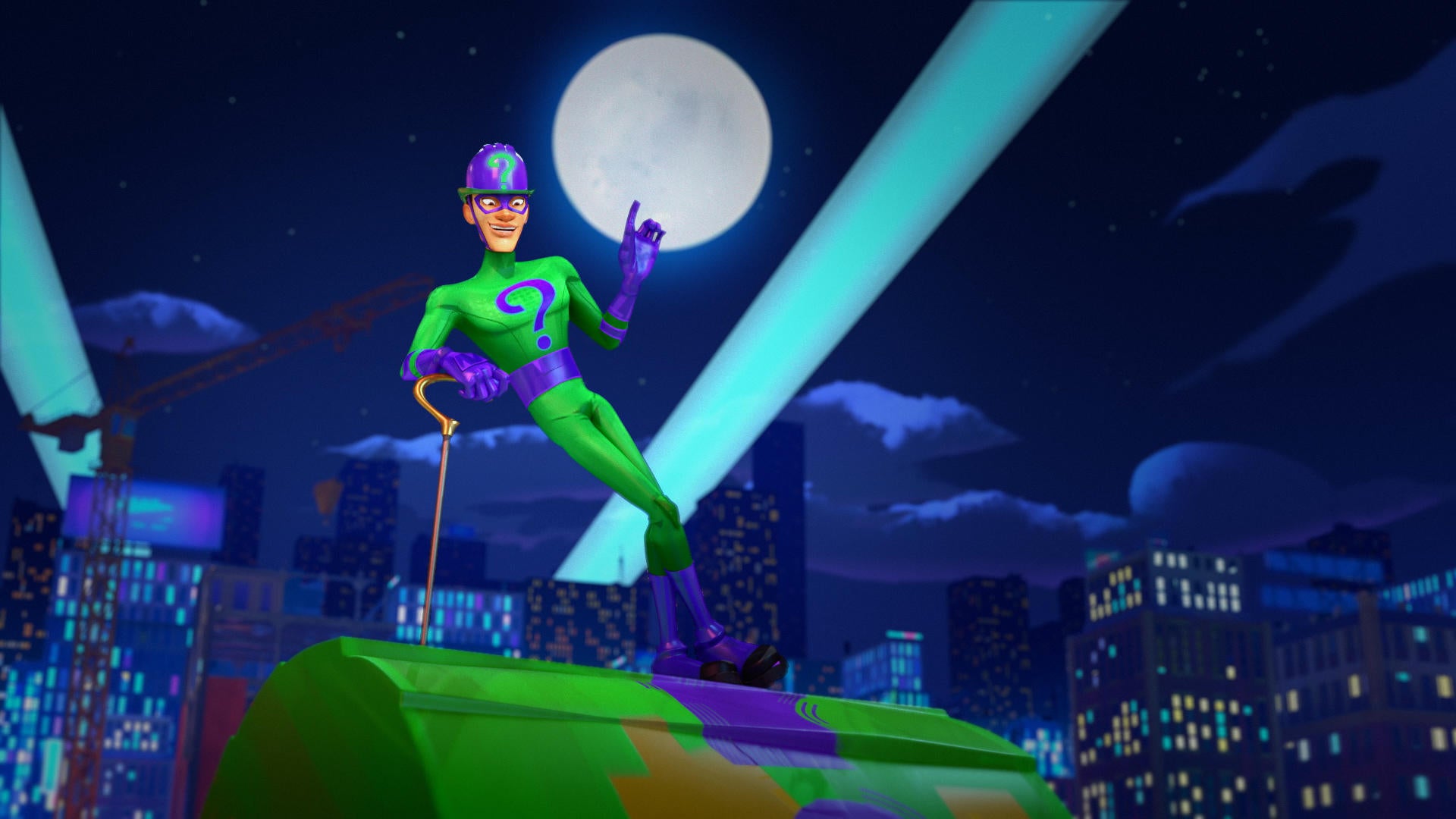 SungWon Cho Talks Creating Gleeful Riddler in Batwheels, Throws Down ...